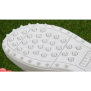 BHB High Heel Golf Shoes for Women and Girls, Waterproof Spikeless Glitter Golf Shoes for Girls Black