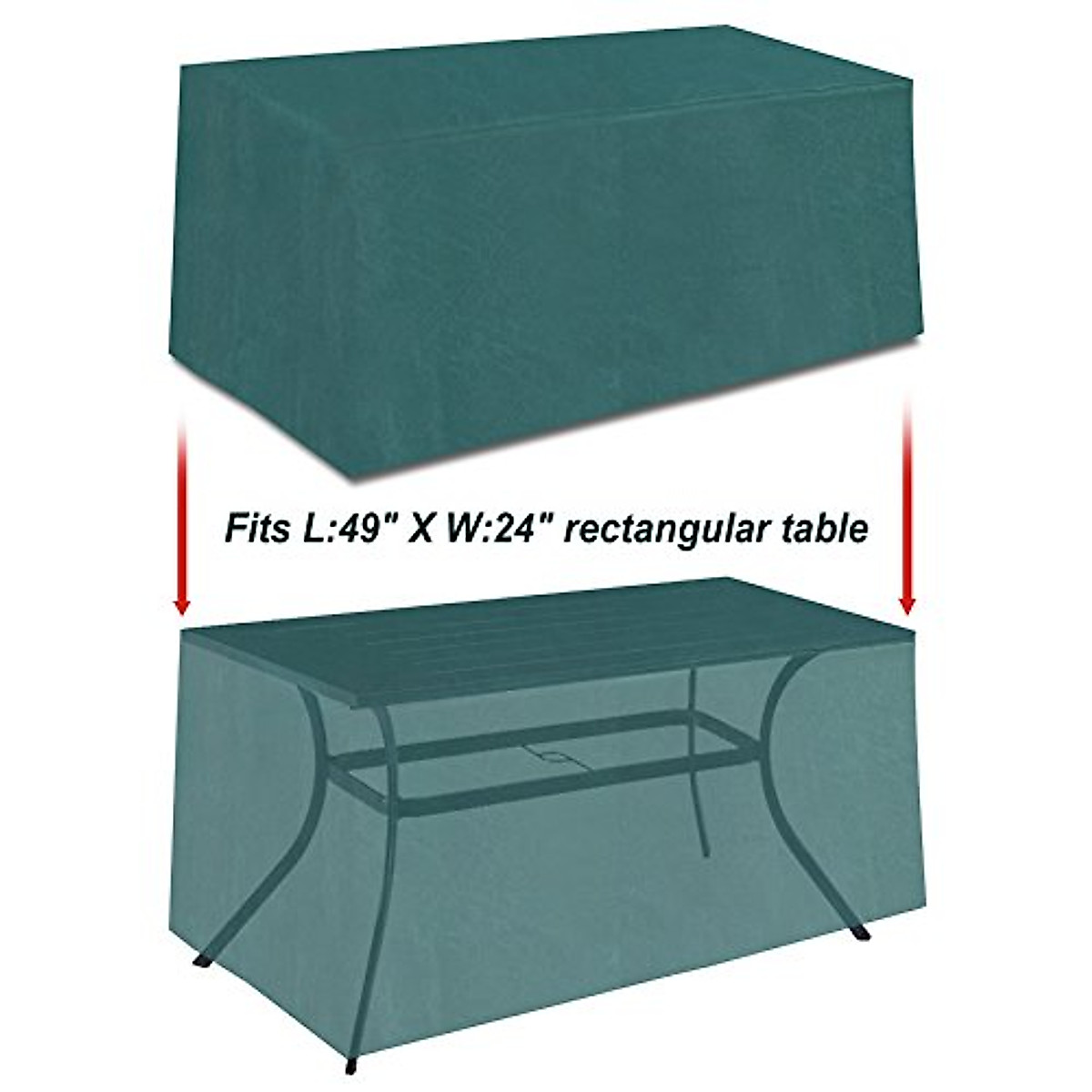 Strong Camel 4' Furniture Set Cover Patio Winter Table Protective Protector Garden Outdoor Green Color