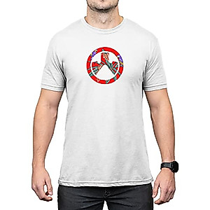 Magpul Cotton Crew Neck Short Sleeve T-Shirt for Men, Aloha White, 2X-Large