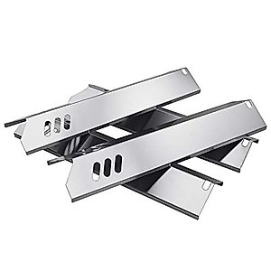 Uniflasy 15 Inch Heat Plate for Backyard BY15-101-001-02, BY13-101-001-13, Dyna-Glo DGF493BNP, GBC1059WB,Uniflame GBC1059WB, DGF510SBP, Montana and More, 4 Pack