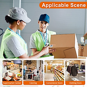 Alacrity 2D Barcode Scanner Wireless & Bluetooth & USB Wired Connection,Connect Smart Phone Tablet PC,QR Image Inventory Bar Code Scanner with Vibration Alert CO-R40BW