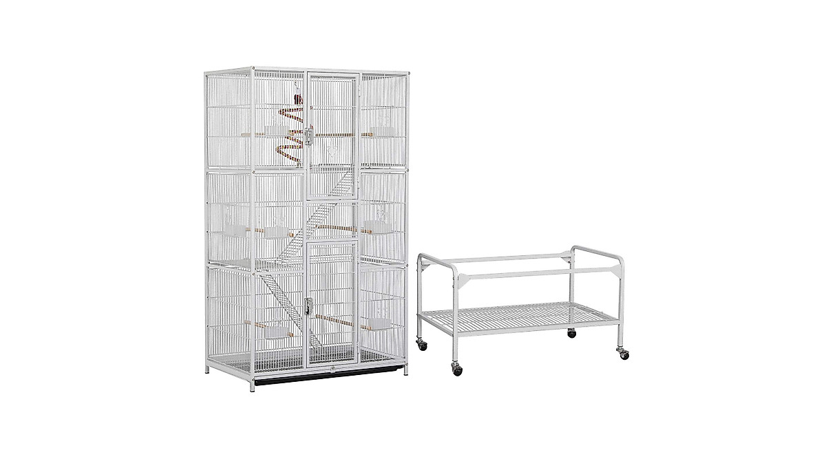 Extra Large 69-Inch Wrought Metal Animal Cage