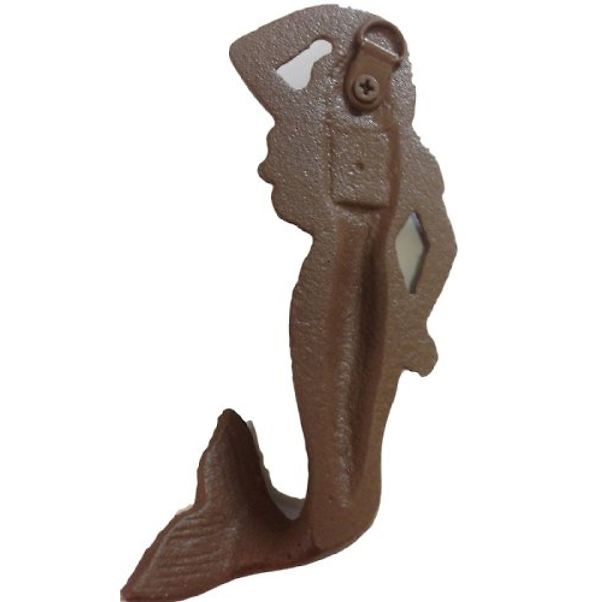 Mermaid Cast Iron Nautical Wall Hook Set of 2
