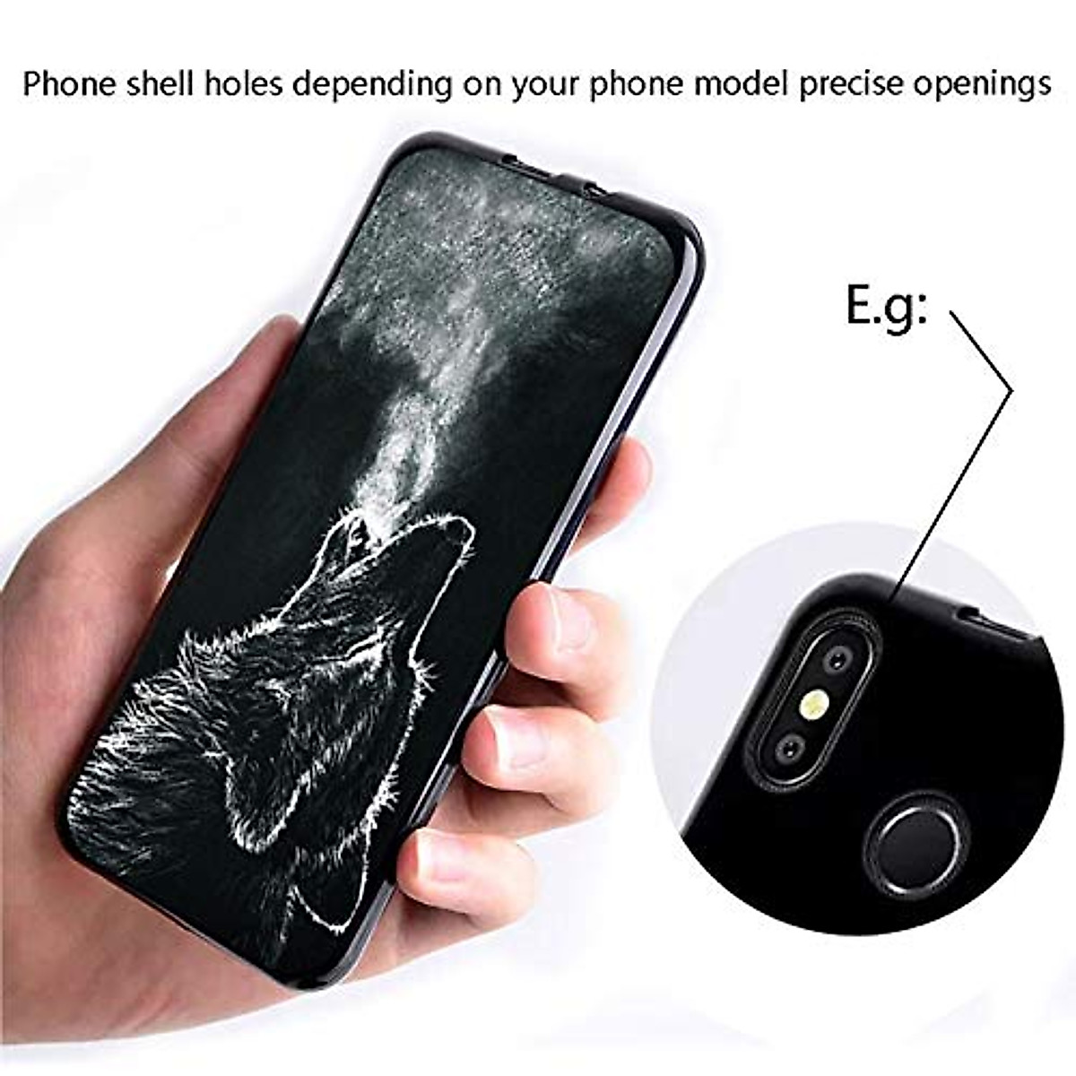 HHUAN Case for Ulefone Armor 11T 5G (6.10"), with 2 Tempered Glass Screen Protector. Ultra-Thin Black Soft Silicone Anti-Drop Phone Cover, TPU Bumper Shell for Ulefone Armor 11T 5G - WMA28