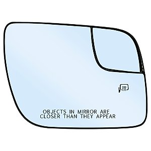New Passenger Side Heated Mirror Glass Replacement for 2011-2017 Ford Explorer Blind Spot Mirror Glass - Right Pass Heated Convex Mirror Glass with Rear Holder BB5Z17K707A, BB5Z17K707B