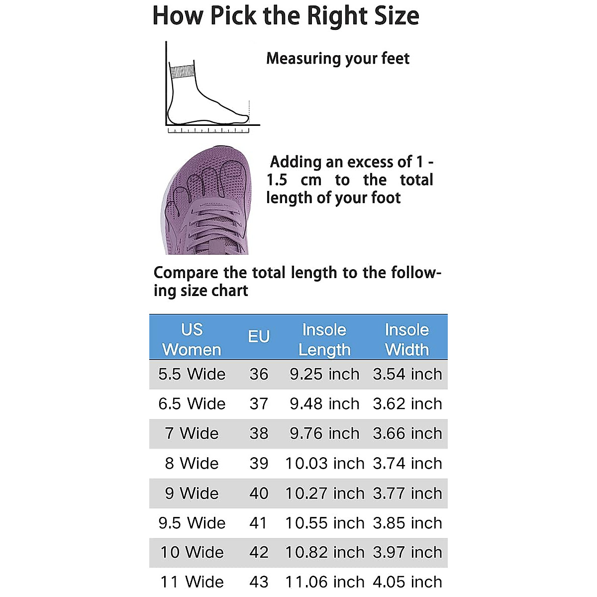 BRONAX Wide Toe Box Tennis Shoes for Women Lace up Breathable Mesh Size 9w with Arch Support Female Road Running Athletic Sports Fitness Stylish Fashion Ladies Sneakers Black 40