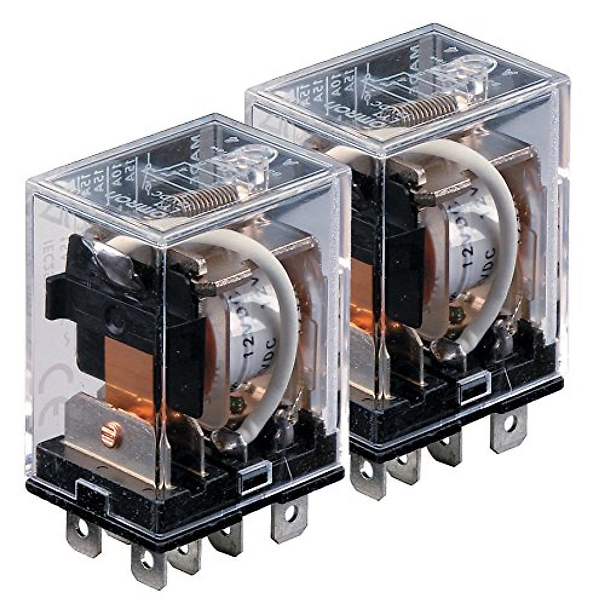 Omron LY2-AC24 (Pack of 2) General Purpose Relay, 53.8 mA at 50 Hz and 46 mA at 60 Hz Rated Load Current, 24 VAC Rated Load Voltage