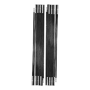 Tent Pole Support, Fiberglass Camping Tent Pole Bars Outdoor Support Rods Awning Frames Kit 192.9in Foldable Tent Poles Replacement for Backpacking Hiking