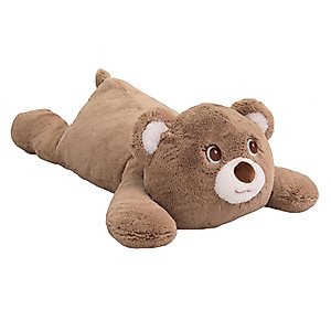 XMV 26 inch 5 lbs Bear Weighted Stuffed Animals, Large Weighted Plush Animal, Cute Plush Toy Pillow, Soft Bear Plushie Gifts for Adults, Kids, Boys and Girls(Brown)