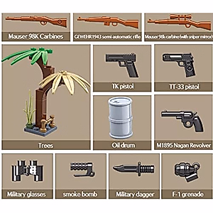 General Jim's Military Brick Building Set - WW2 Russian BT-7 Cavalry Army Tank Building Blocks Model Kit for Military, History Enthusiast, Teens and Adults