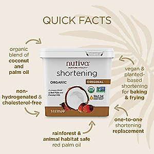 Nutiva Organic Shortening, Original, 15 oz