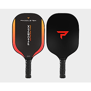 Paddletek Phoenix Genesis Pro - Professional Pickleball Paddles with Honeycomb Core – SRT Pro PolyCore & Fiberglass Epoxy Surface - High Tack Performance Grip – 7.8 oz to 8.2 oz – USAPA Approved
