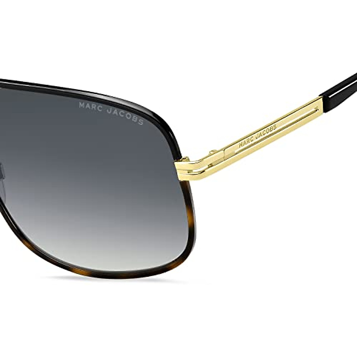 Marc Jacobs Men's Marc 470/S Square Sunglasses, Gold Havana/Gray Shaded, 60mm, 15mm