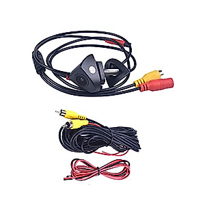 TOTMOX Car Auto Front View Camera Forward Cam, Compatible with Toyota Prado Highlander Land Cruiser Rav4 Camry Corolla Yaris Vizi Reiz Verso