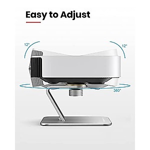 Anker NEBULA Capsule Max, Pint-Sized Wi-Fi Mini Projector with Nebula Desktop Stand for Projectors, 360° and Height Adjustment