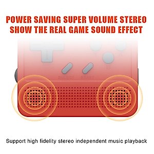 ZOSTER Powkiddy V90 Handheld Game Console Portable Retro Built in 6,000 Games 64G 3.0 Inches IPS Screen Open Source System Arcade Game Console Toy Gift for Kids Adults