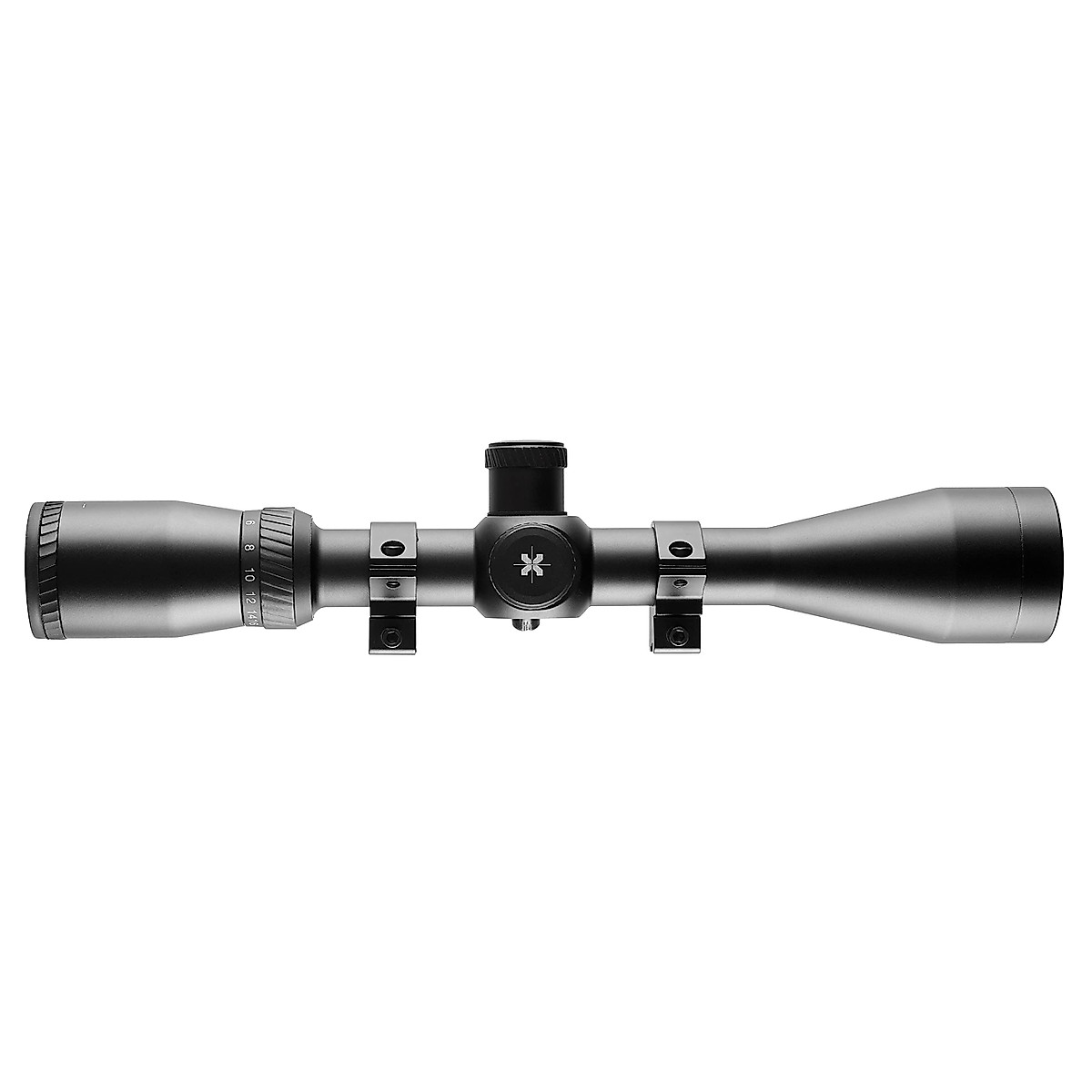 Axeon Optics 4-16x44mm EDR Etched Dot Reticle Adjustable Parallax Rifle Scope for Hunting - Includes 11mm Gun Scope Mounting Rings