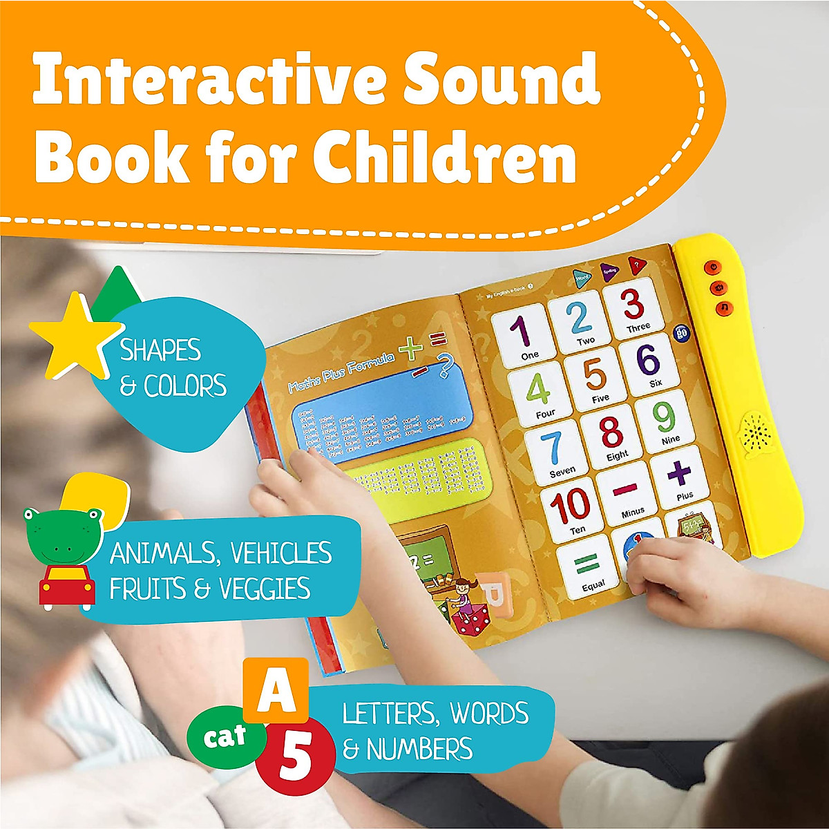 Preschool Learning Activities Book: Educational Toys for Toddlers 1-3, Toddler Learning Toys, Kids Books 3-5 - Ideal Learning Toys for 4 Year Old Boys & Girls