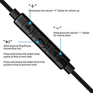 GOODBONG Bass Stereo Sound Wired Lightning Headphones Compatible with iPhone15 14 13 12 /iPad/iPod,MFi Certified Earbuds in-Ear Earphones with Microphone and Volume Control(Black)