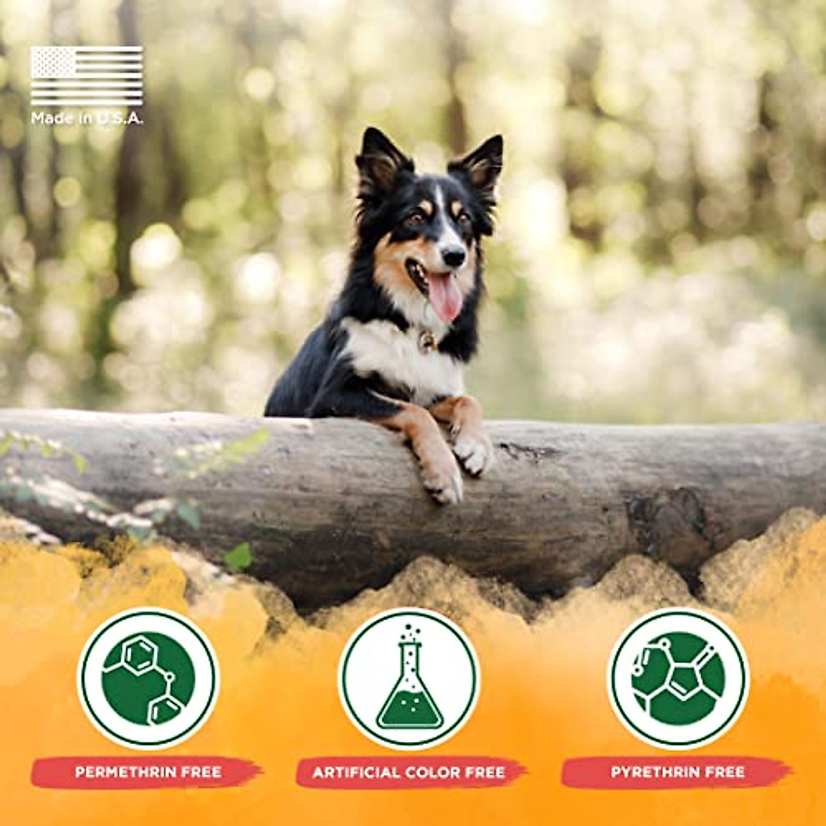 TropiClean Natural Flea and Tick Spray for Dogs & Bedding Maximum Strength Flea Spray for Home Family-Friendly & Safe Made in the USA 16oz