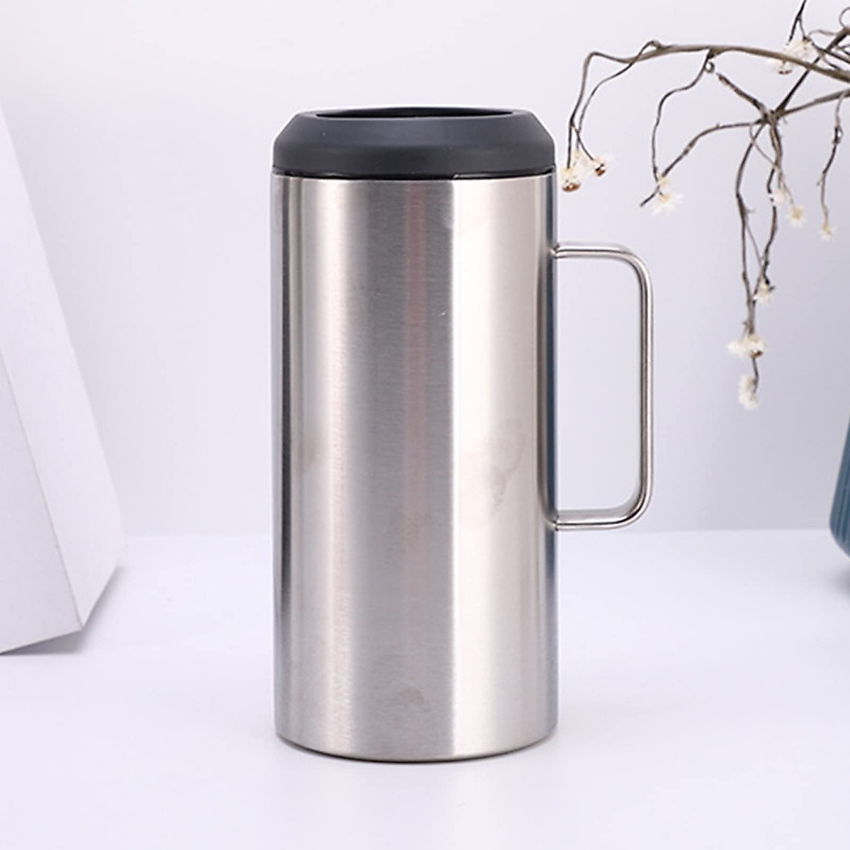 KOHYUM Cooler, 40oz Vacuum Insulated Mug and Bottle Cooler Double Wall Can Holder Insulator