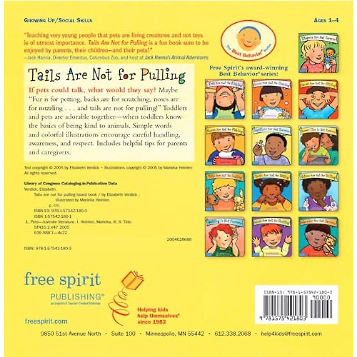 Tails Are Not for Pulling (Board Book) (Best Behavior Series)