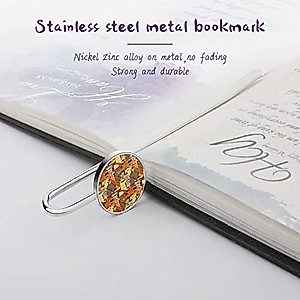 African Animals Lion Elephant Giraffe Metal Bookmark Vintage Silver Book Marker Clip Unique Christmas Teacher Birthday Gifts 1.2"