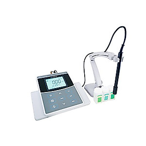 Apera Instruments AI522 EC800 Laboratory Benchtop Conductivity/TDS/Salinity/Resistivity/Temp. Meter Kit, 1% F.S Accuracy, GLP Data Management (USB output), Plastic/Glass