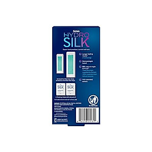 Schick Hydro Silk Waxing Strips for Face ,Hair Removal ,Eyebrow | Bikini Soft Wax Kit for Women