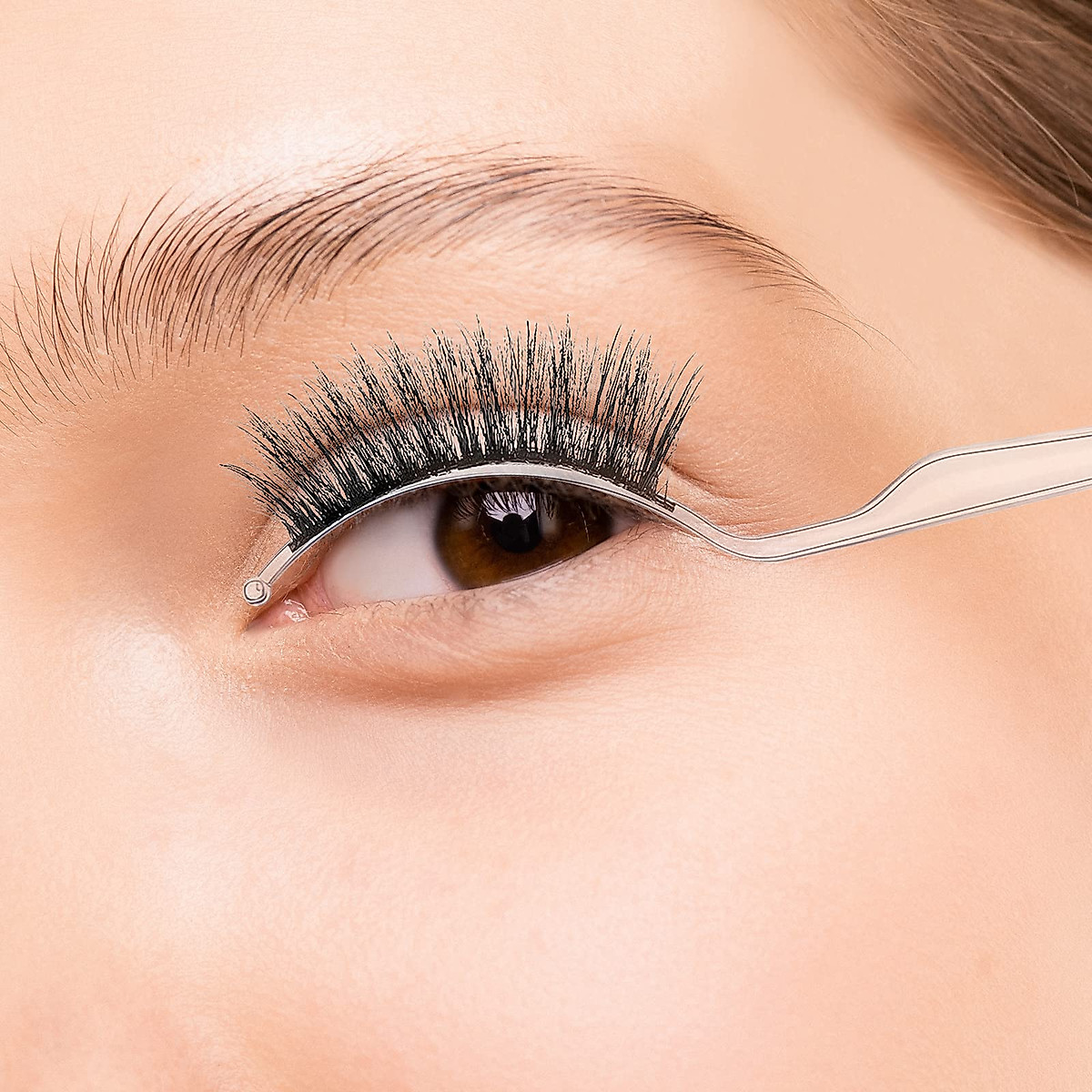 12 Pcs False Eyelashes Display Stick Eyelashes Applicator Tool 3D Eyelash Extensions Style Try on Sticks Planting Grafted Eye Lashes Applicator ​(Black, Transparent）