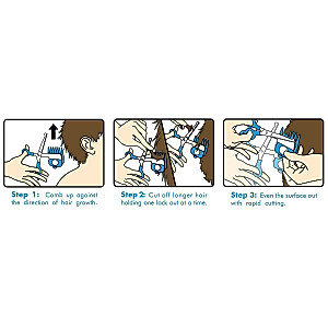 Calming Clipper, The Silent Haircutting Kit for Children with Autism and Sensory Sensitivity, Right-Handed