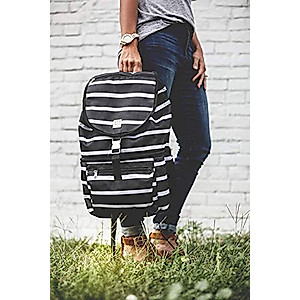 One Girl Savvy Outdoors Cooler Backpack | Durable, Lightweight, Stylish Design, High-Density Insulation Material & Leak-Proof | Perfect for Events, Picnics, Beach Activities, Hiking & More, Stripes