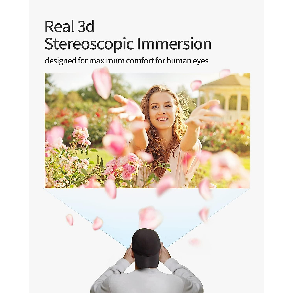 QooCam EGO Instant View 3D Camera Binocular 4K Sports Camera VR Adaptation 3D Lipo Vlog Camera HD (Black)