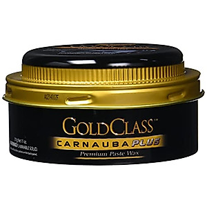 Meguiar's Gold Class Carnauba Plus Premium Paste Wax Bundle With Foam Pad & Microfiber Cloth (3 Items)
