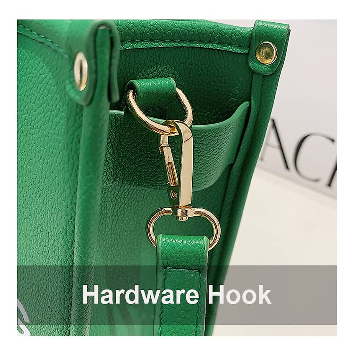 knzdvoy Women's The Tote Bag, Large Satchel Tote Bag for Autumn Winter Tote Bag Fashion Large Capacity Messenger Bag (10.6'' L X 9''H X 4.3'' T,Black)