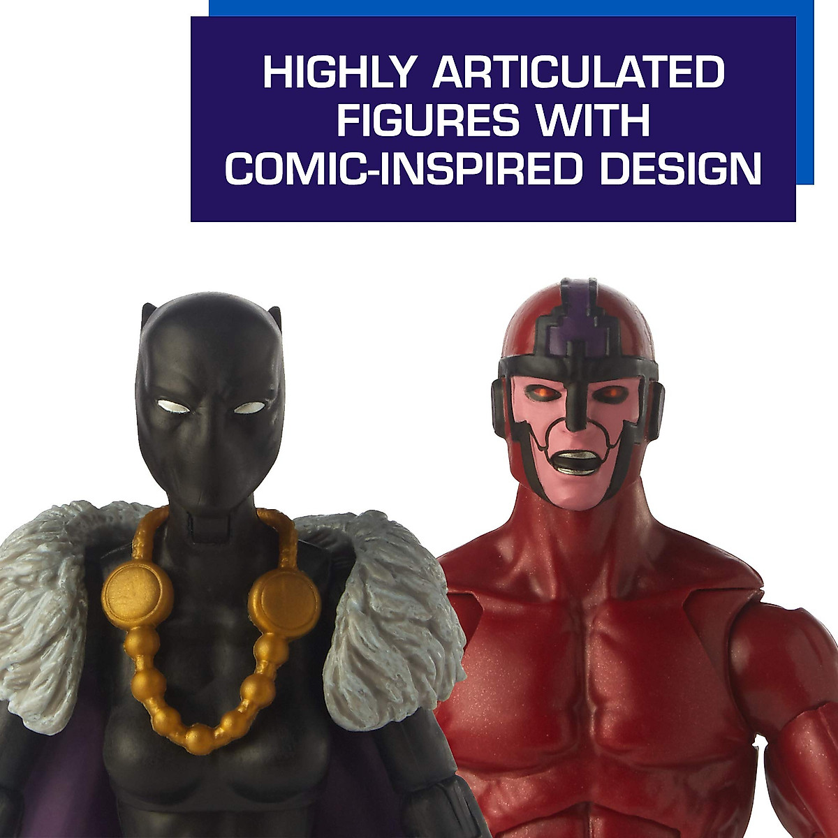 Hasbro Marvel Legends Series Black Panther Comic Figures Shuri & Klaw 6" Scale Figures Collector/Fan 2 Pack