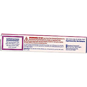 Fixodent Cream Size 2.4z Fixodent Denture Adhesive Cream Original 2.4 Ounce (Pack of 6)