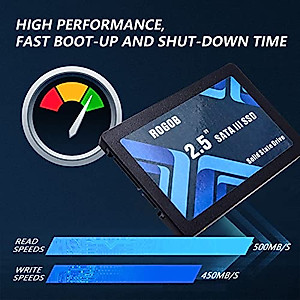 ROGOB 256GB SATA III 6GB/S SSD 2.5 inch 7mm (0.28") Internal Solid State Hard Drive for PC Laptop Ultrabook Desktop