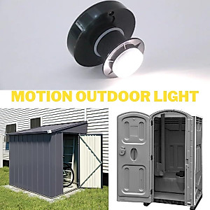 BRIGHTICONIC BICSL20-01 5LEDs Solar Portable Toilet Chicken Coop Dog House Storage Shed - Waterproof LED Night Light for Closet Camping Outhouse Kit Portable Potty (BICSL20-01(5LEDs))