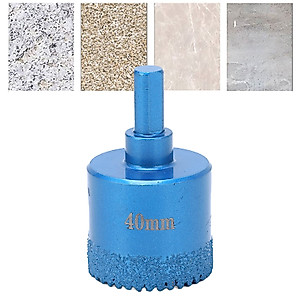Drill Bit, Wear Ressitant Blue Fast Drilling Speed Diamond Hole Saw Bit for Ceramics