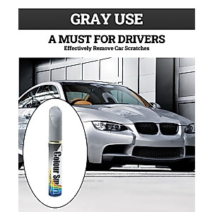 Zlirfy Car Touch Up Paint Fill Paint Pen,Automotive Paint,Touch Up Paint for Cars,Quick And Easy Car Scratch Repair Pen,Car Remover Scratch Repair Paint Pen Clear Painting Pen for Erase Car Scratches (Silver)