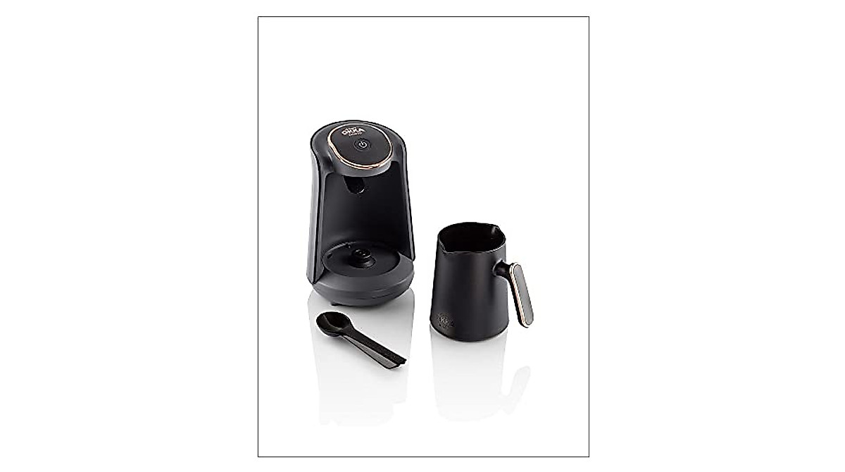 Arzum Okka Minio Turkish & Greek Coffee Machine - 4 Cups, Black/Gold