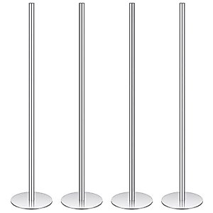 Cake Heating Rod 5.71 Inch Sliver Baking Nails for Baking Stainless Steel Heating Core for Cakes Baking Stick Supplies (4 Pcs)
