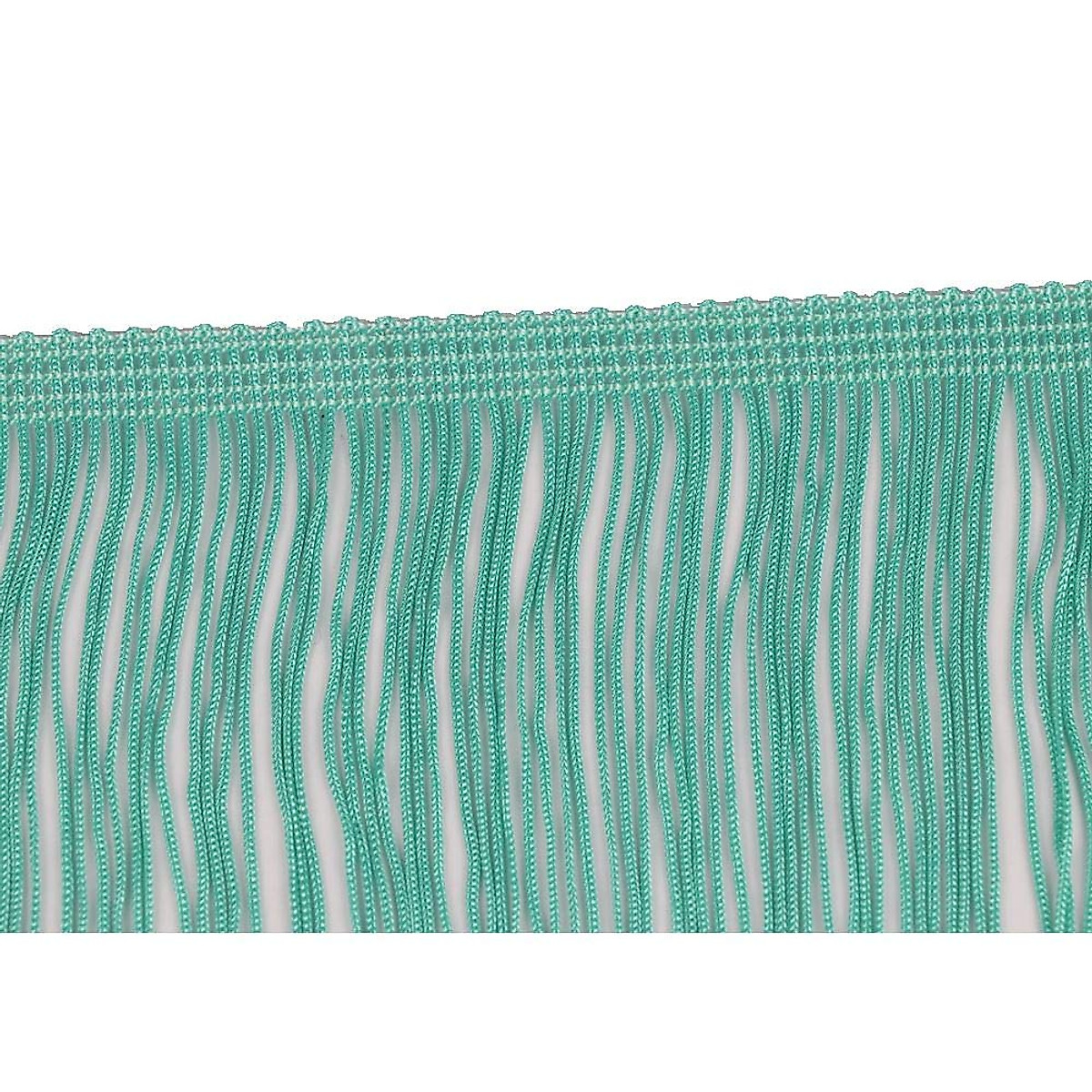 Heartwish268 Fringe Trim Lace Polyerter Fibre Tassel 6inch Wide 10 Yards Long for Clothes Accessories Latin Wedding Dress DIY Lamp Shade Decoration Black White Red(Pea Green)