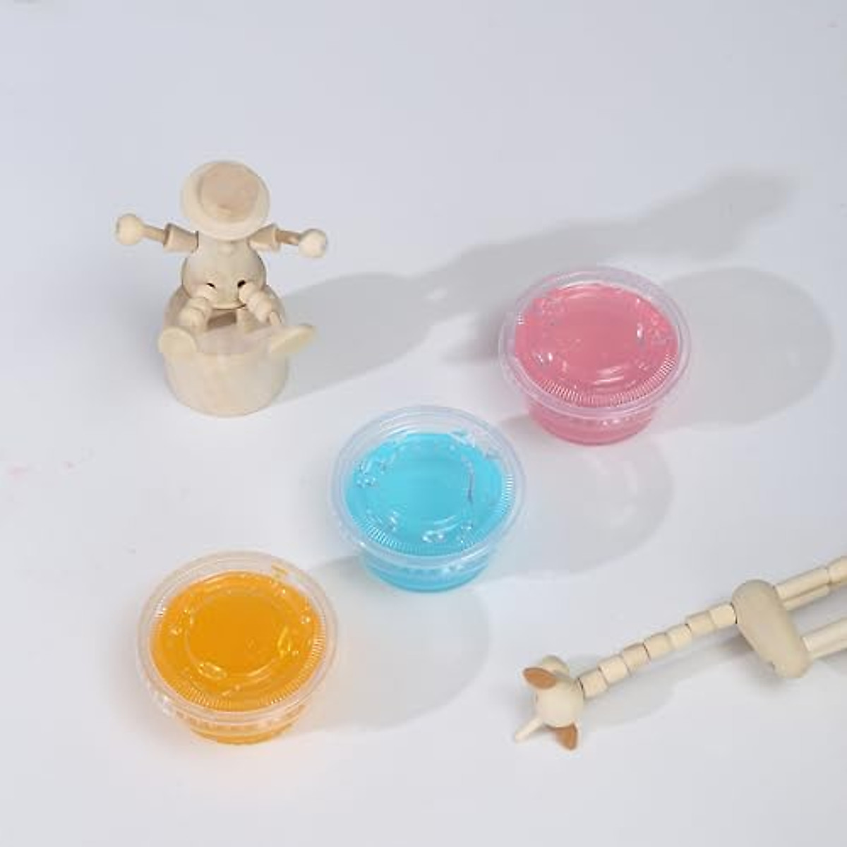 Packer Mate [150 Sets - 2 oz] Portion Cups With Lids, Jello Shot Cups With Lids, Small Plastic Containers With Lids, Plastic Sauce Cups With Lids, Disposable Condiment Cups With Lids, Souffle Cups