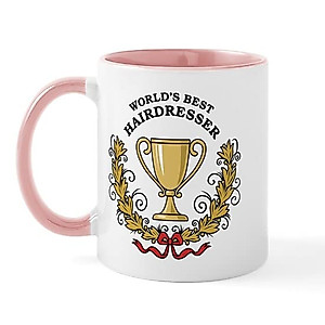 CafePress World's Best Hairdresser Mug Ceramic Coffee Mug, Tea Cup 11 oz