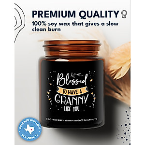 Granny Candle, Perfect Mother's Day Gifts for Granny from Grandson, Granny Birthday Gifts, Unique Granny Gifts, Best Granny Gift Ideas from Granddaughter, Thoughtful Christmas Gift for Granny