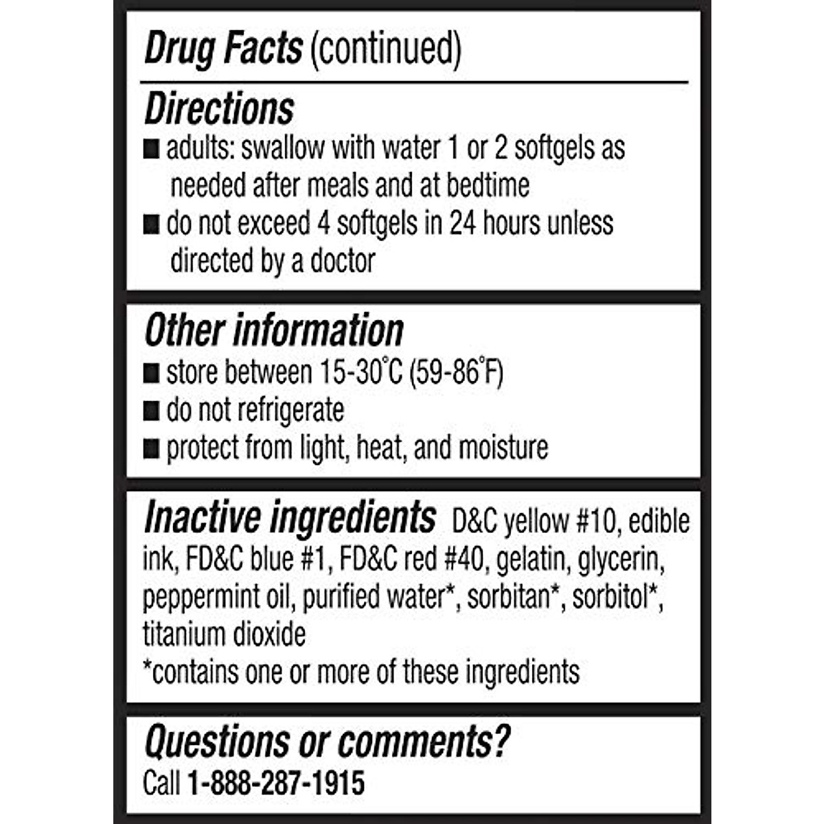 Equate Extra Strength Gas Relief 125 mg 72 Softgels (Twin Pack)