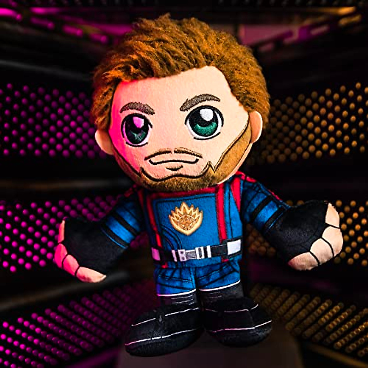 Bleacher Creatures Marvel Star-Lord 8" Kuricha Sitting Plush- Soft Chibi Inspired Toy