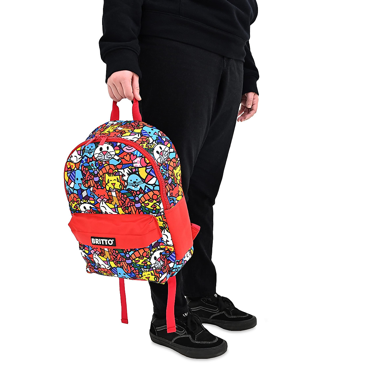 BRITTO Romero 15" Polyester Twill Backpack, Best Friends